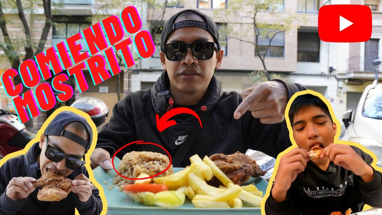 MOSTRITO con pollo broaster 🍗 [ será un plato peruano o no ? ] 🇵🇪 - YouTube