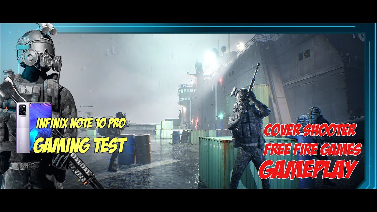Cover Shooter: Free Fire games Gameplay | Infinix Note 10 Pro NFC - YouTube