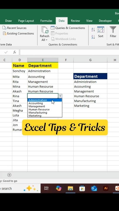 Excel Tips & Tricks #excel #excelshortcuts #exceltricks #employees #exceltips #exceltutorial ...