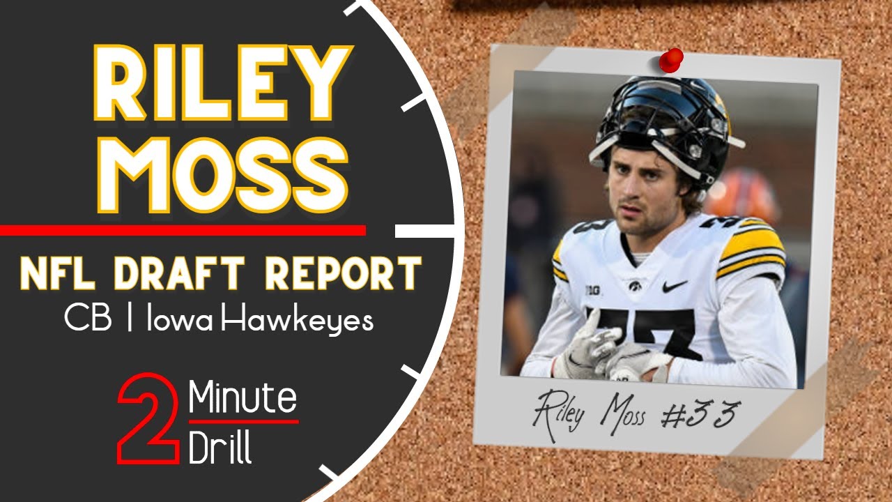 Riley Moss: The Next White CB? | 2023 NFL Draft Scouting Report - YouTube