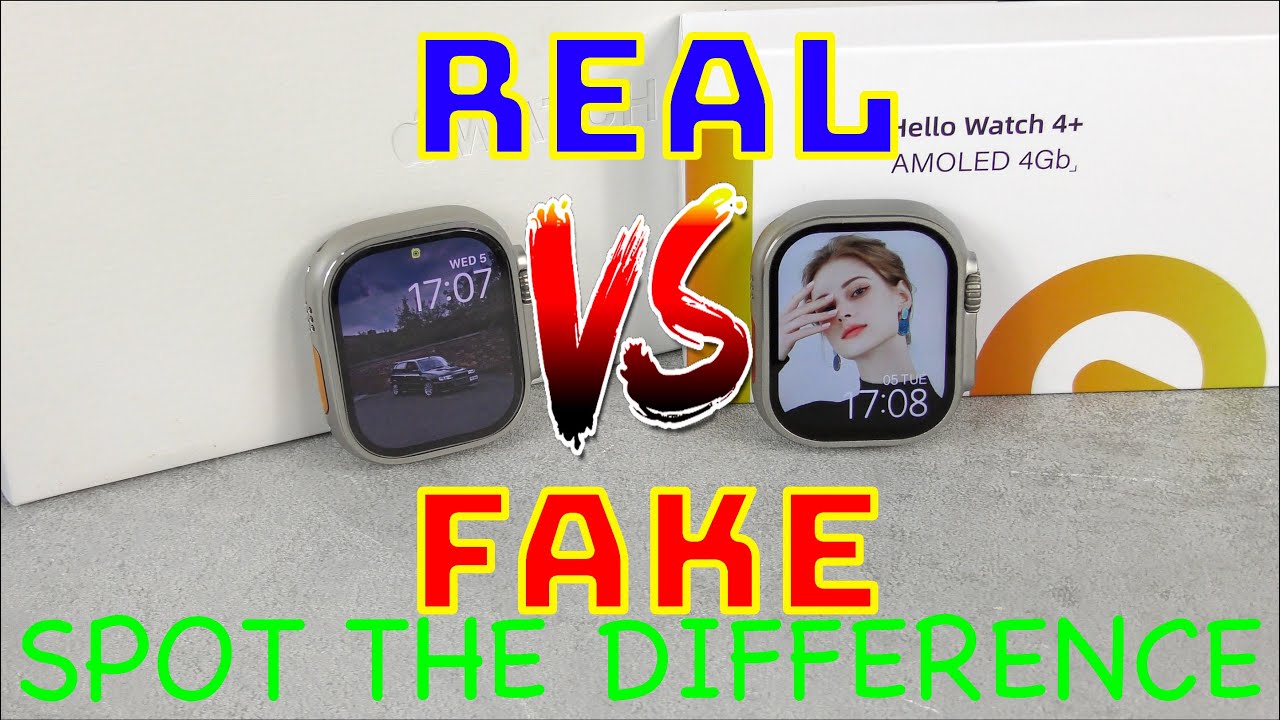 REAL vs FAKE: Apple Watch Ultra 2 VS Hello Watch 4+ Ultra 2 How To Spot ...