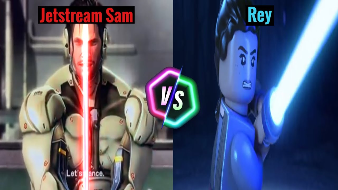 Lego Star Wars: TFA - Jetstream Sam Vs Rey! - YouTube