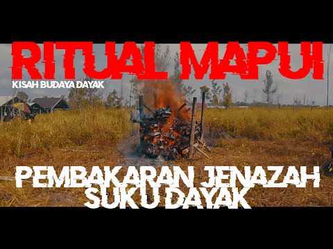 RITUAL MAPUI, PEMBAKARAN JENAZAH SUKU DAYAK