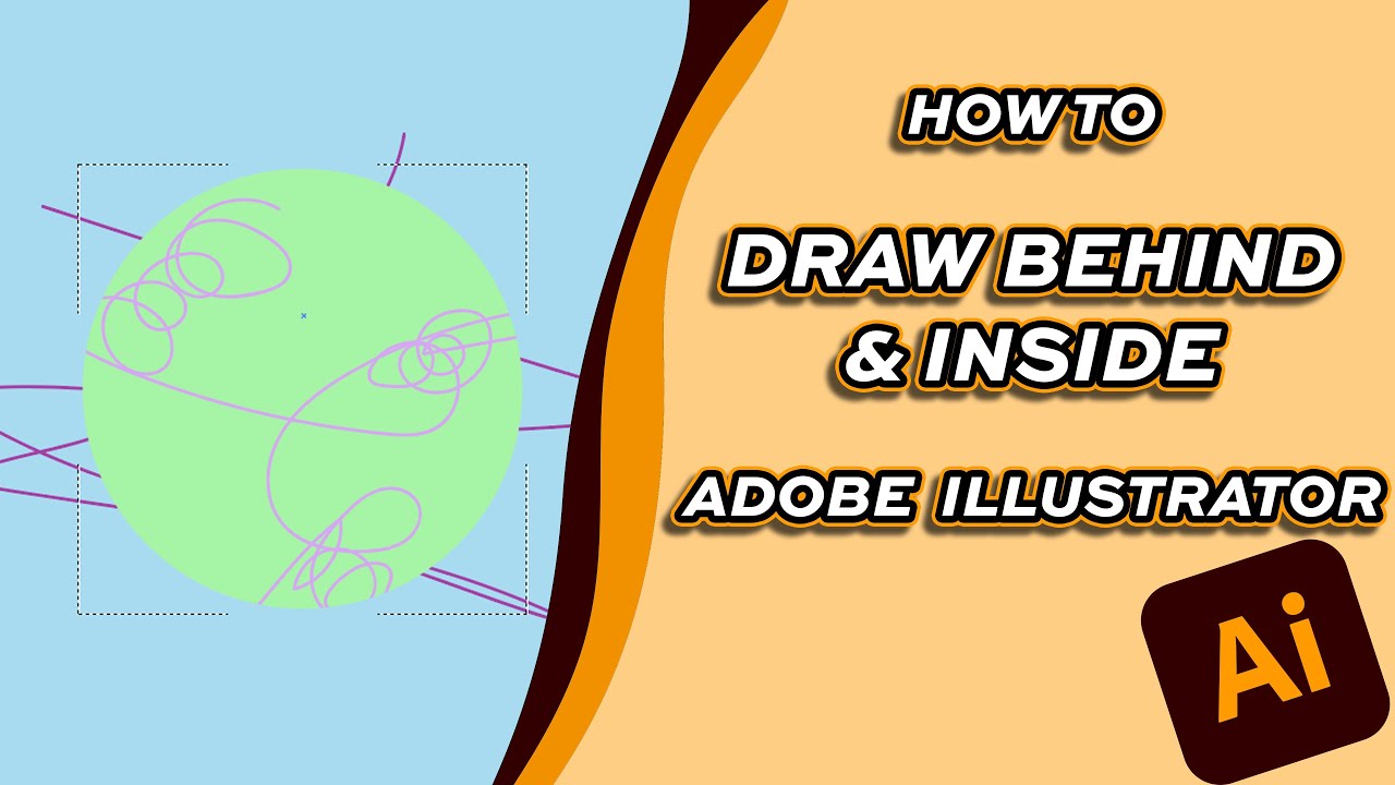 How to Draw Inside and Behind Shapes [Adobe Illustrator] - YouTube