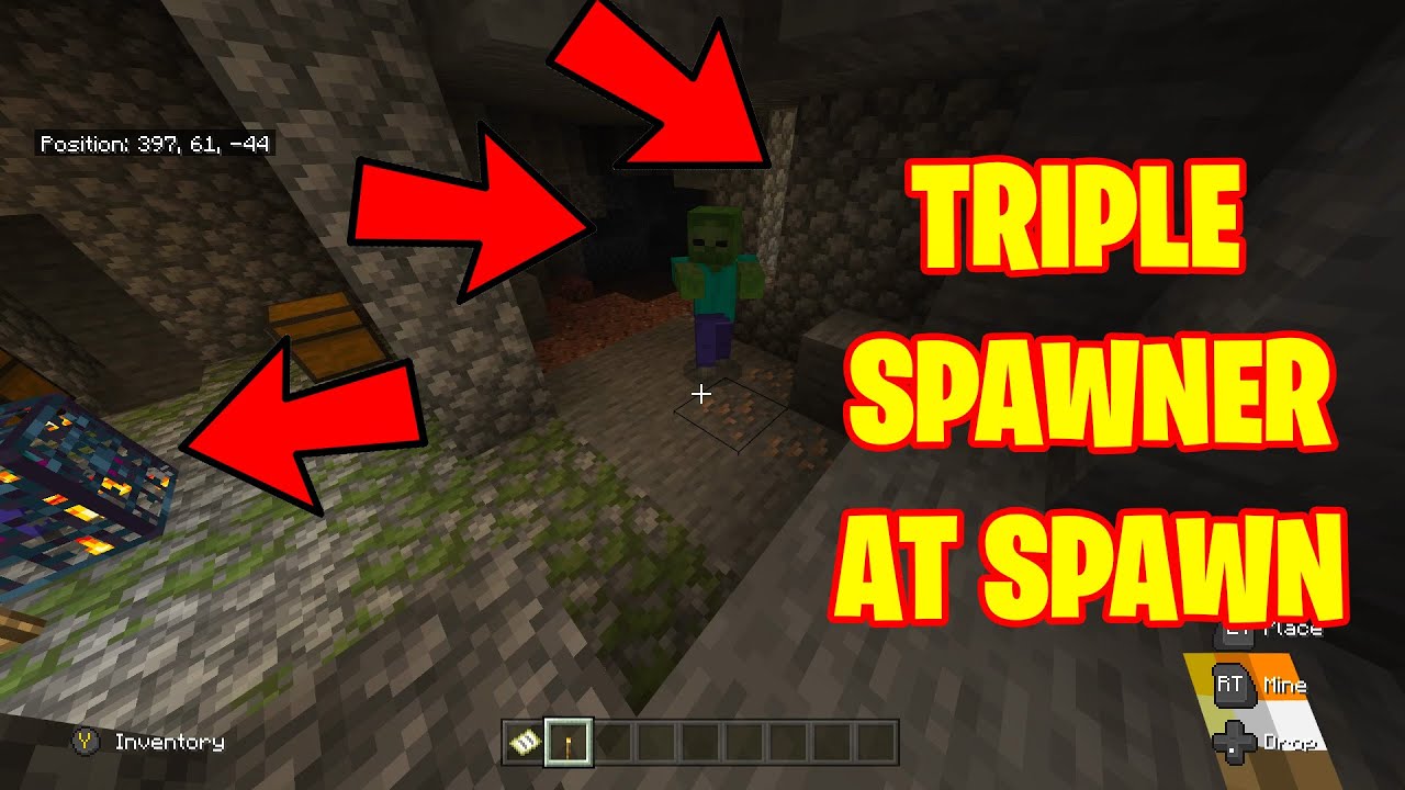 The Best Seed In Minecraft 1.16 | Triple Dungeon Spawner at Spawn Seed! - YouTube