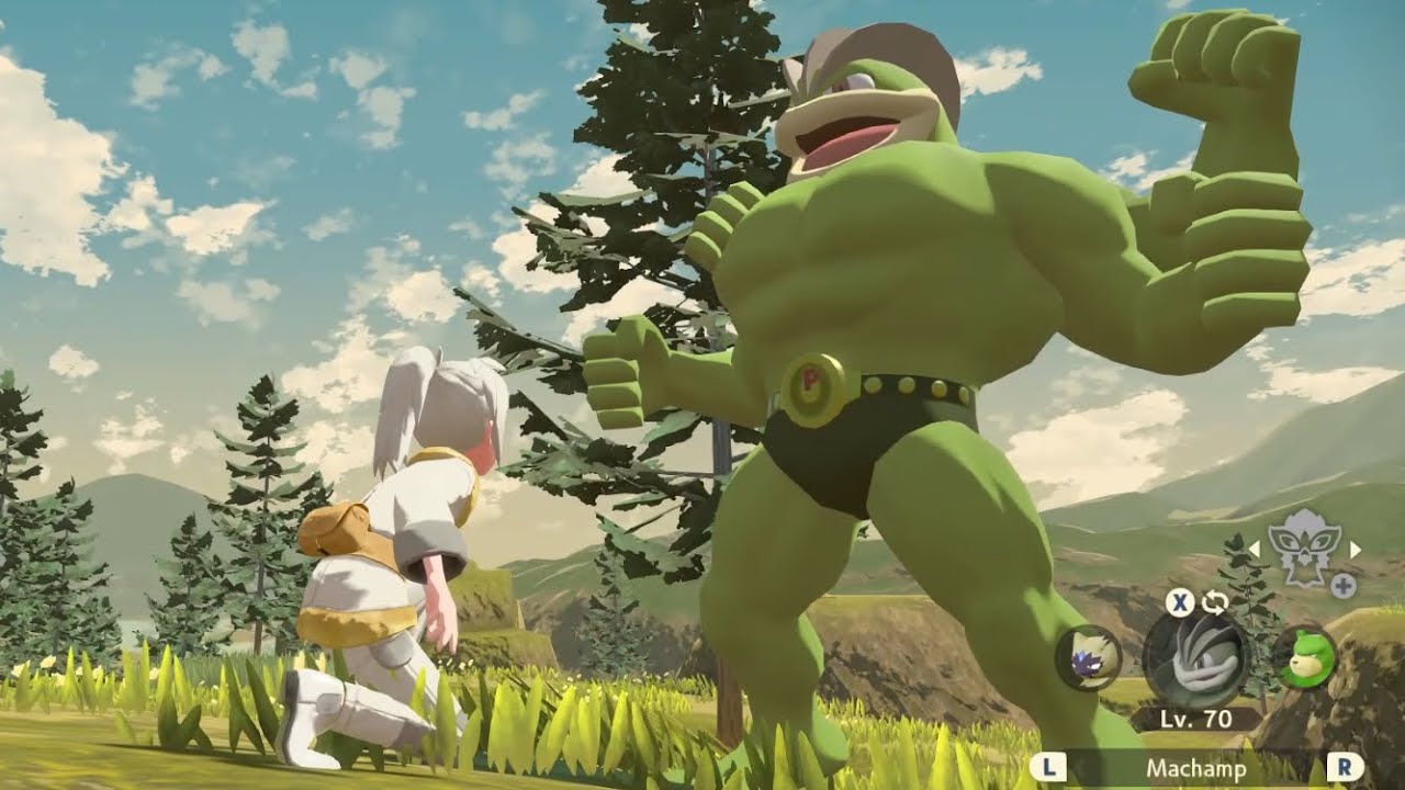 SHINY ALPHA MACHAMP Is GLORIOUS - Pokémon Legends Arceus - YouTube