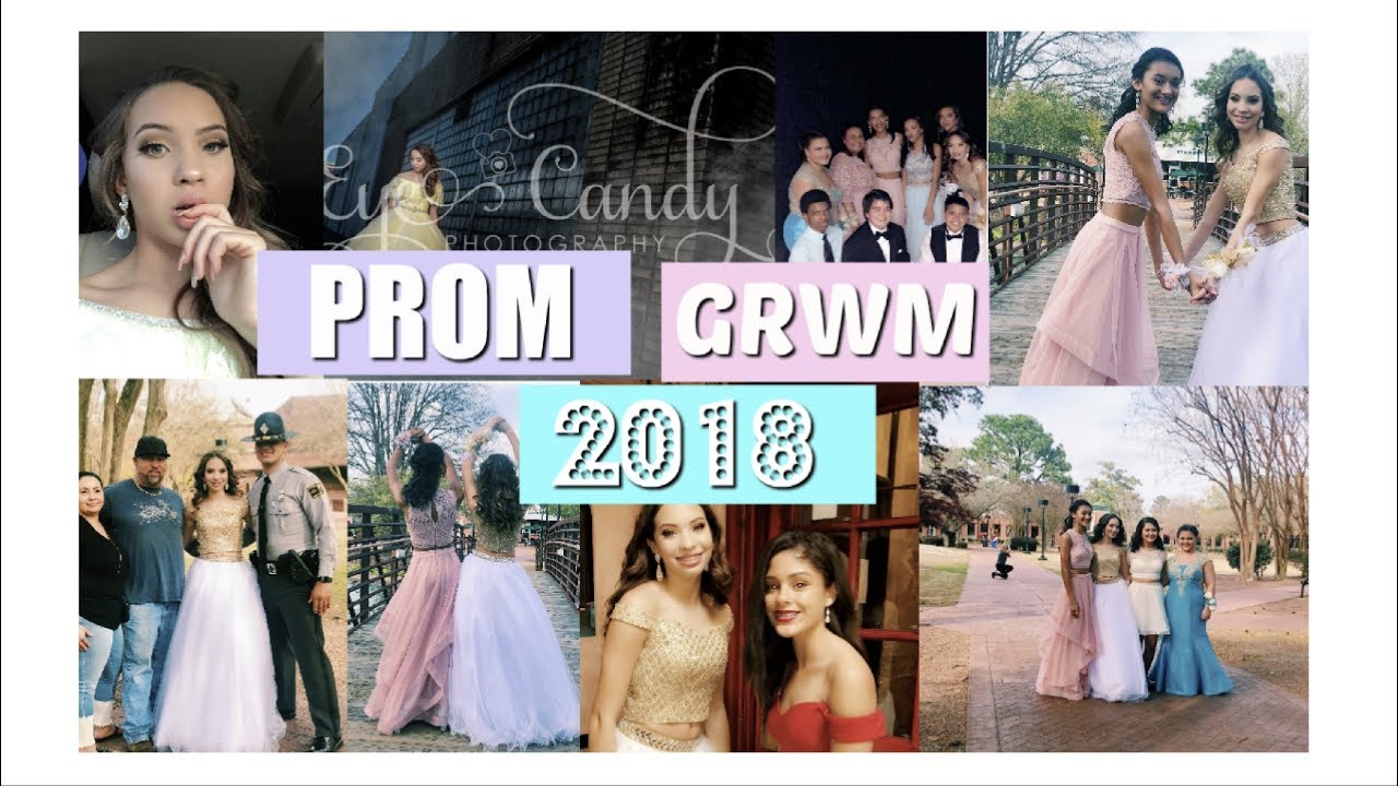 PROM GRWM 2018+PICTURES - YouTube