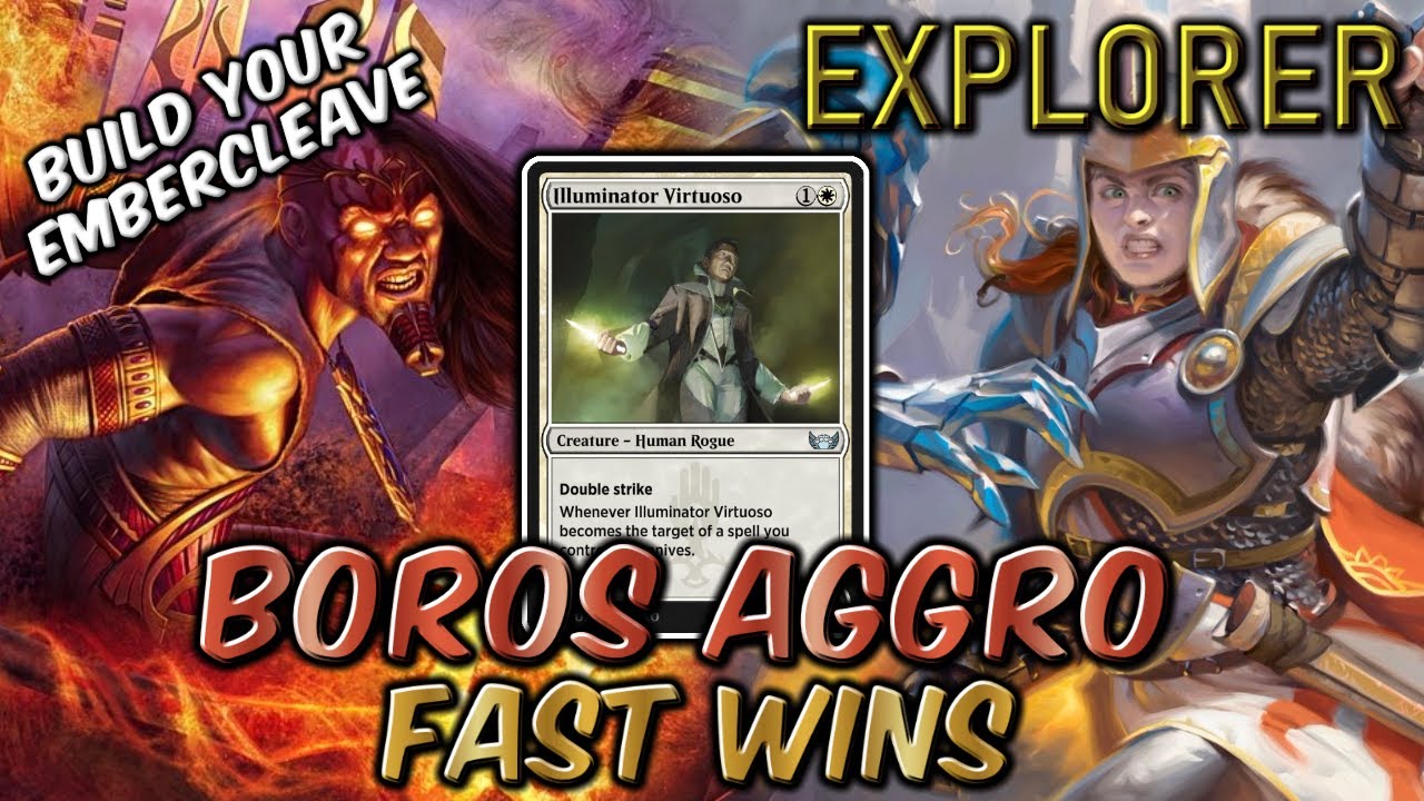 Boros Aggro/Prowess in Explorer | Explorer BO1 Ranked | MTG Arena - YouTube