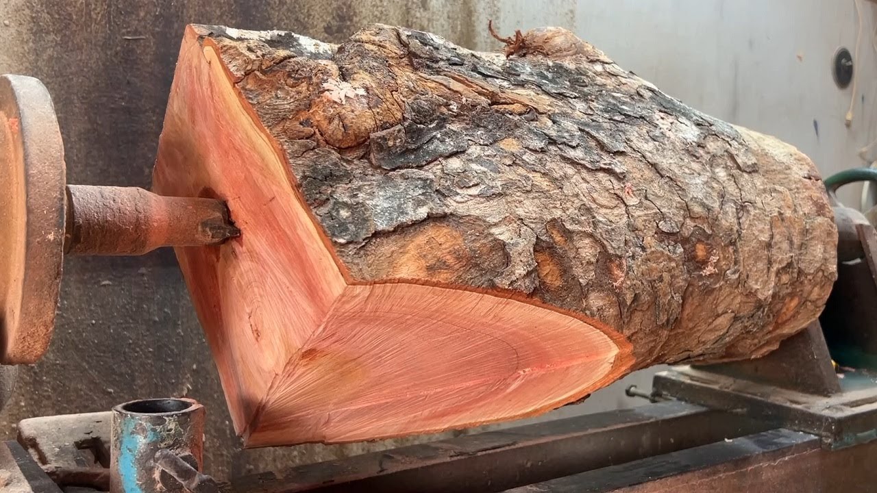 Transforming a Redwood Piece into an Exquisite Masterpiece Unparalleled ...