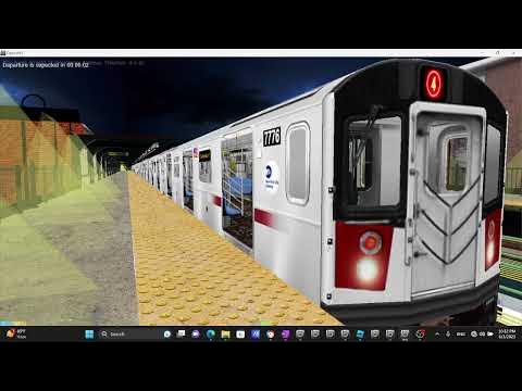 Openbve Pr88 R142A 4 Train Arriving & Departing at Rockaway Avenue - YouTube