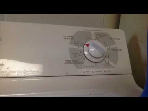 New GE top load washer full cycle - YouTube