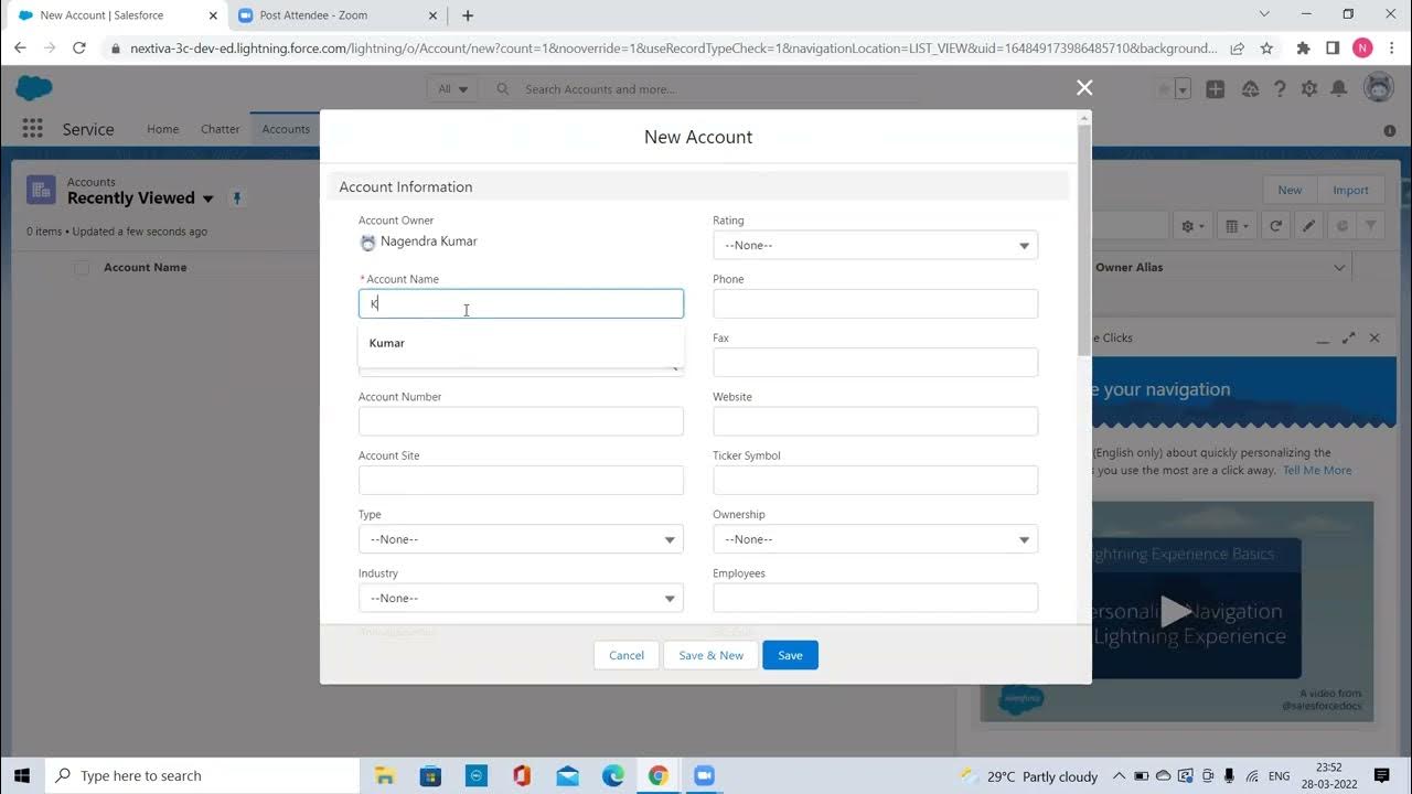Lightning Buttons and Menus Using AURA Components - YouTube