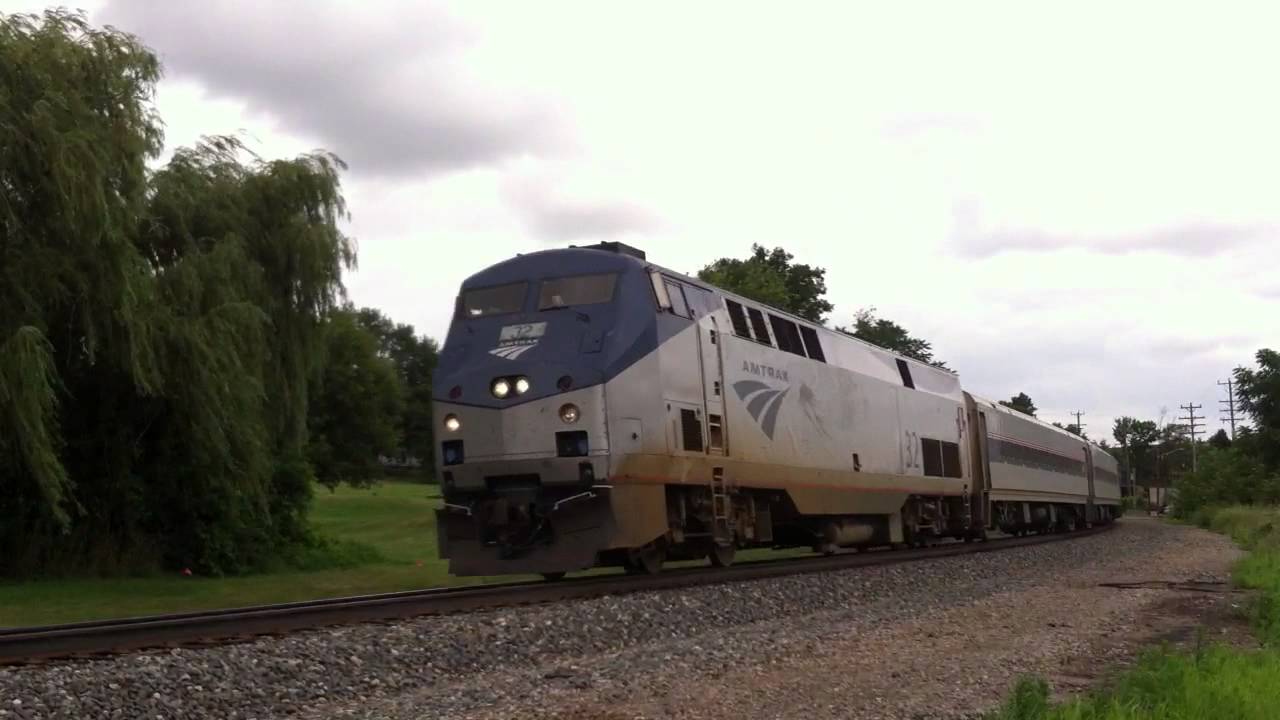 Amtrak Wolverine on the Michigan Central - YouTube