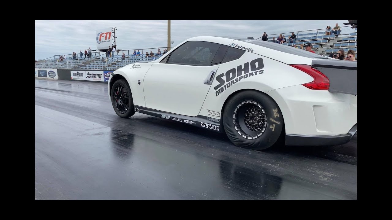 New 1/4 Mile Record for the Nissan 370z! - YouTube