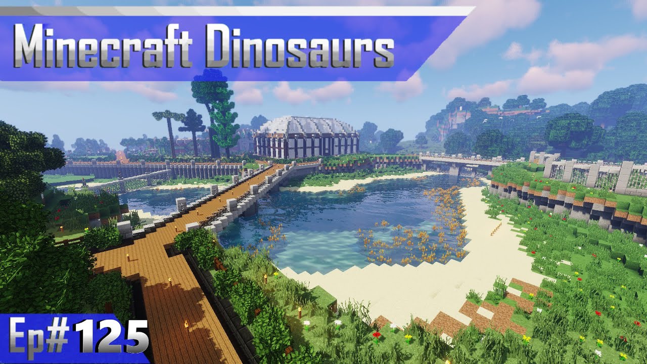 Park Tour | Minecraft Dinosaurs Ep# 125 - YouTube