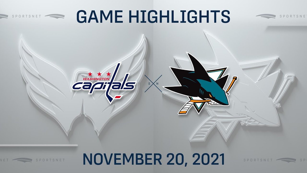 NHL Highlights | Capitals vs. Sharks - Nov. 20, 2021 - YouTube