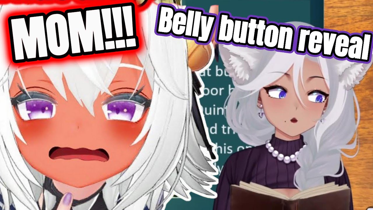 Filian's mom FORCES her to reveal belly button! - YouTube