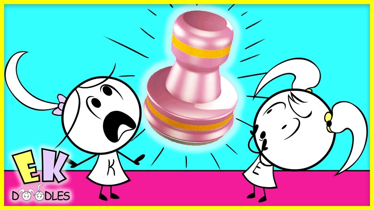OH NO! THE STAMP IS ALIVE! Fun Adventures of EK Doodles ! - YouTube