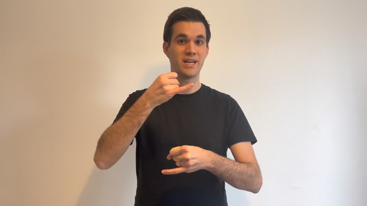 Makaton sign for GREY or GRAY - YouTube
