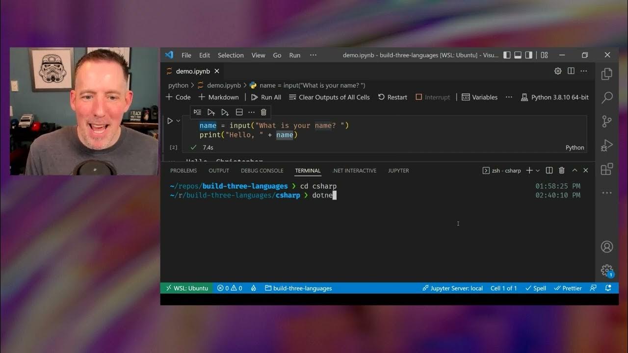 "Hello World!" in 3 programming languages | CTS04 - YouTube