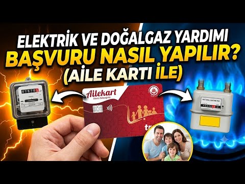 🚨AİLE KART ALANLAR DİKKAT! Elektrik ve Doğalgaz Abonelik Beyanı Nasıl Yapılır? 💳⚡🔥​⚠️Fatura Yardımı