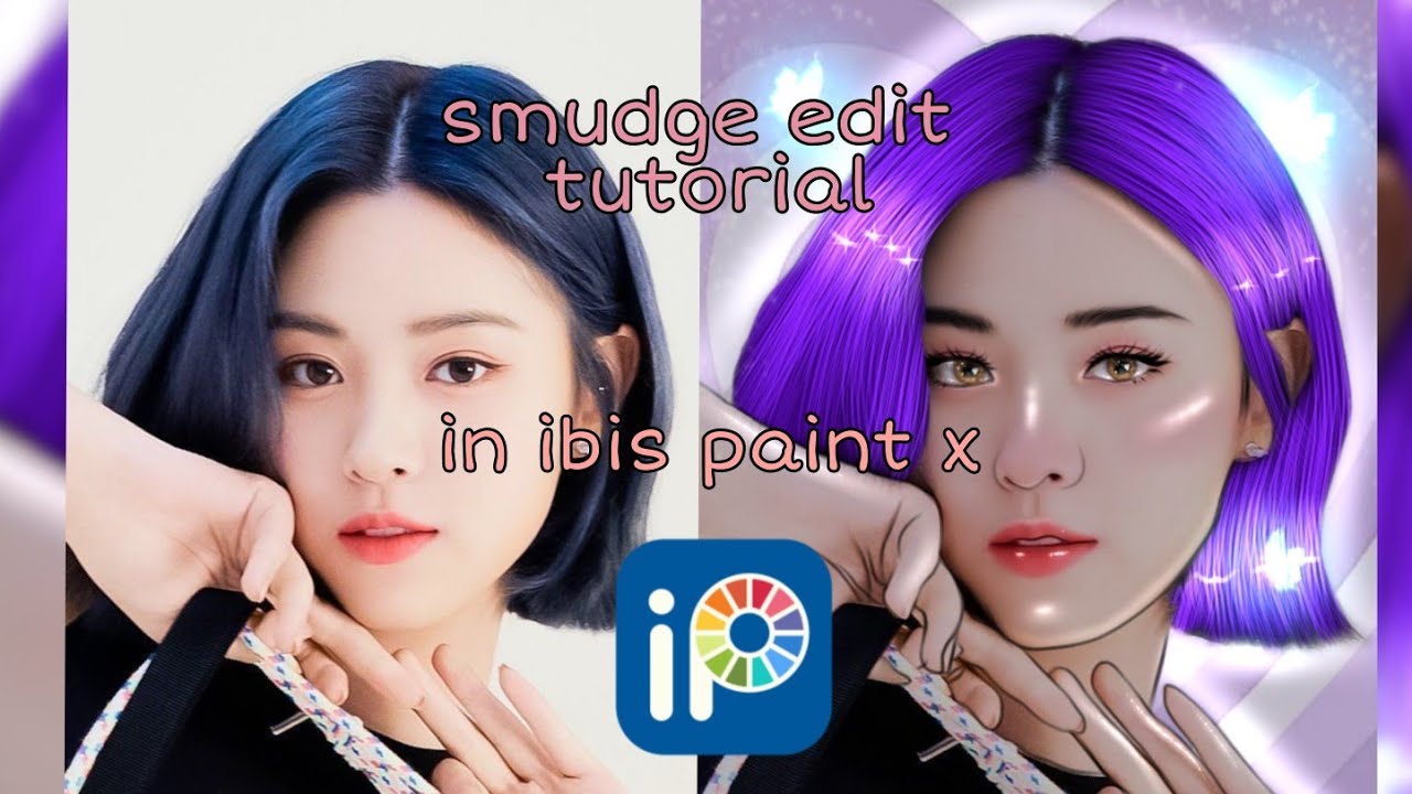 smudge edit tutorial for beginners |ft. ryujin |#ibispaintx #ryujin - YouTube