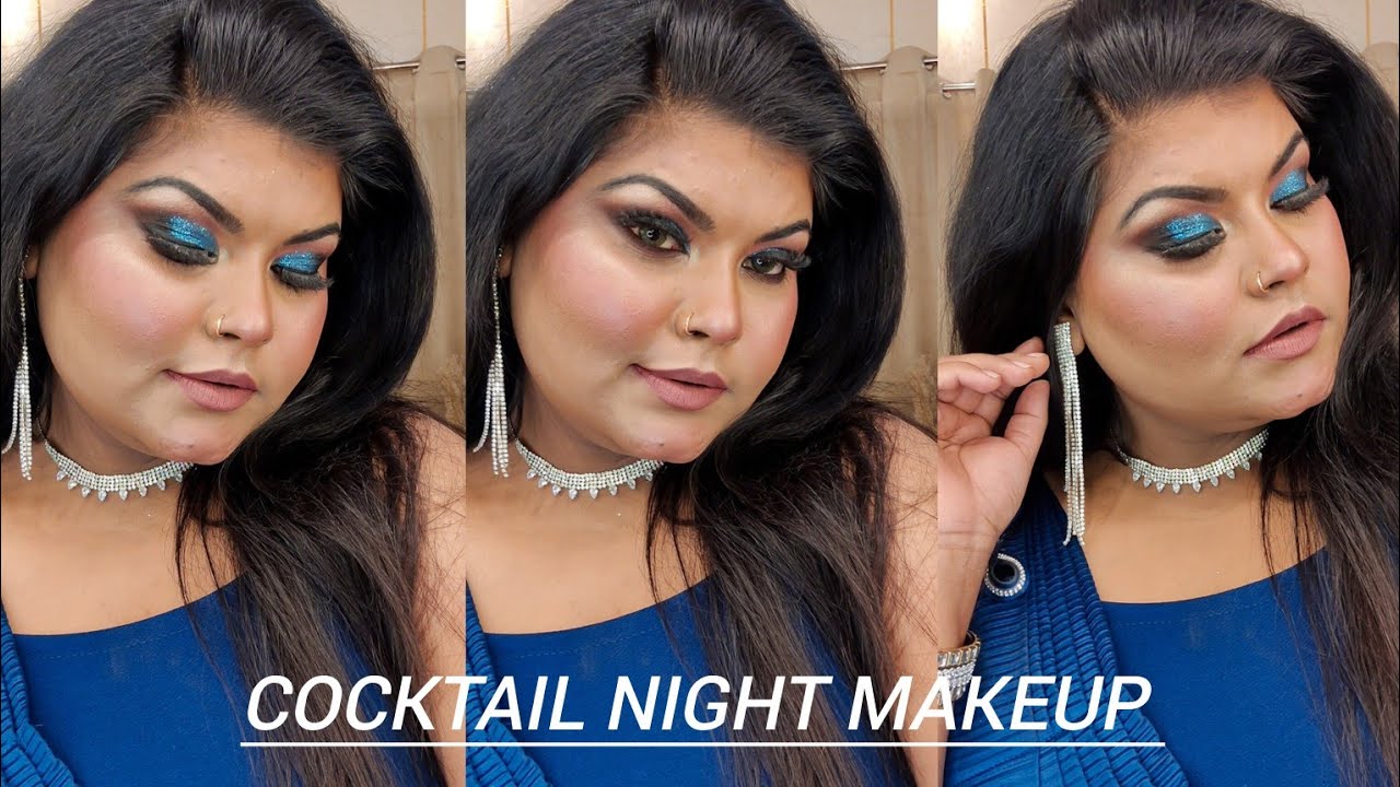 Cocktail Night Makeup Tutorial |Self Makeup|Weddin #makeuptutorial # ...