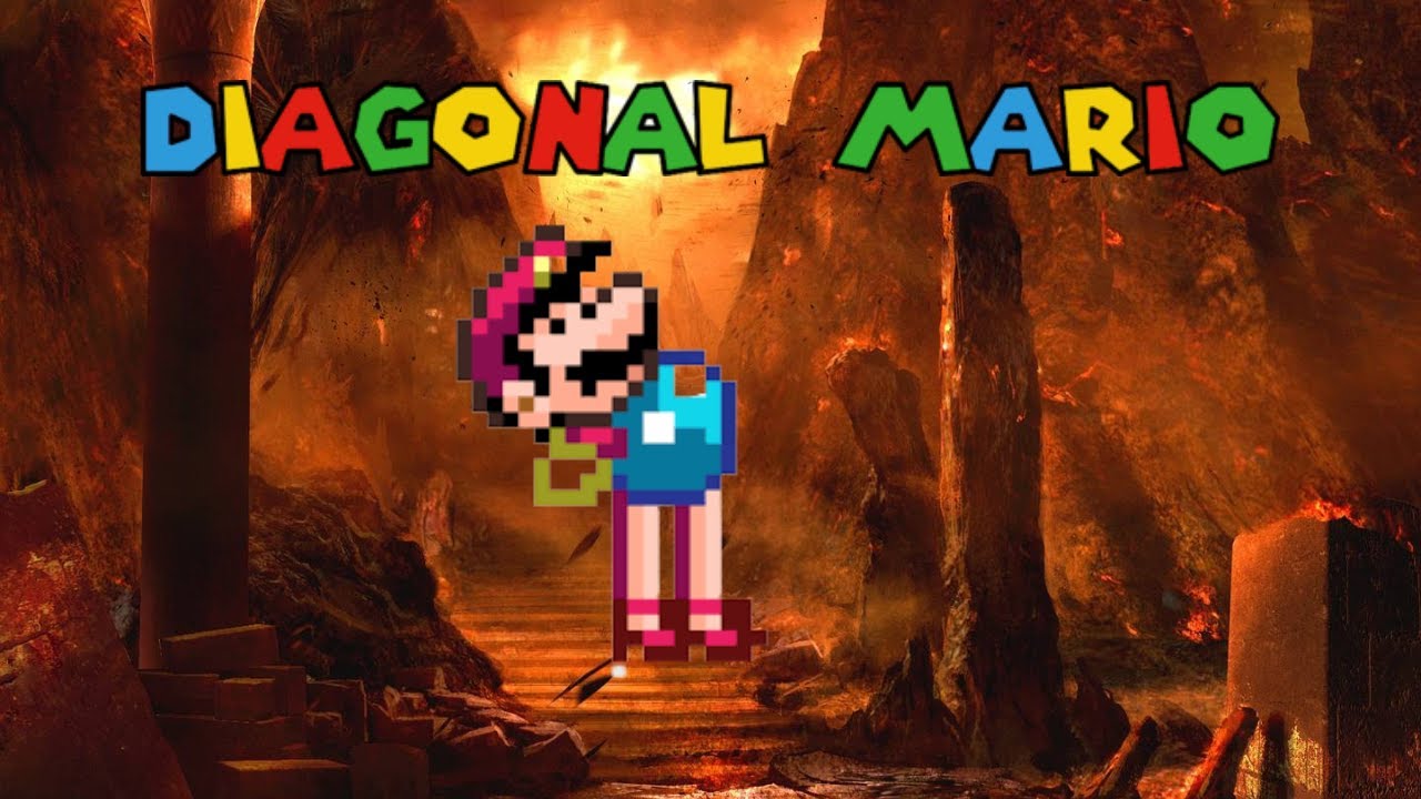 Jogando Diagonal Mario, o jogo mais meme do Mario - YouTube