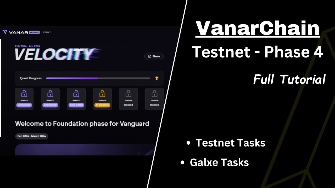 Vanar Chain (Vanguard) Testnet - PHASE 4 🪂 - YouTube