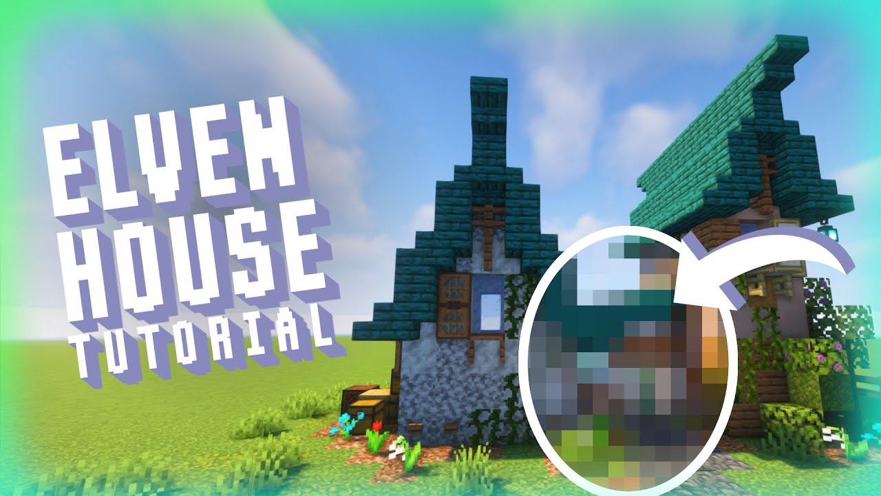 Elven House – How To Minecraft Fantasy Style – Starter Base Tutorial ...