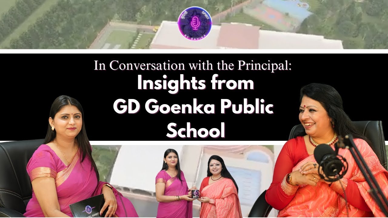 GD Goenka is in Jhansi | Talk with the principal of ...