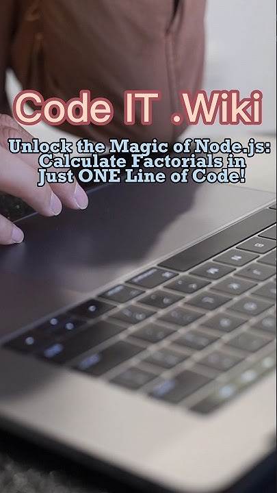 #Node.js Power: Factorial in a Single Line #programming #shorts # ...