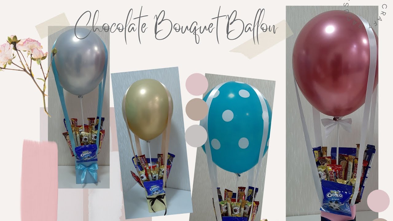 DIY Ballon Bouquet | Buket snack balon | Souvenir ulang tahun anak ...
