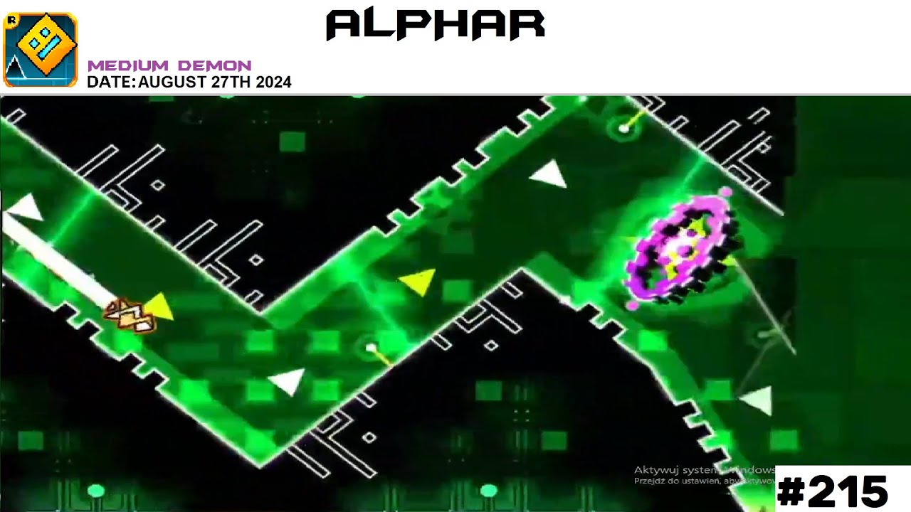 [215th] Alphar by Codex 100% (Medium Demon) | Geometry Dash - YouTube