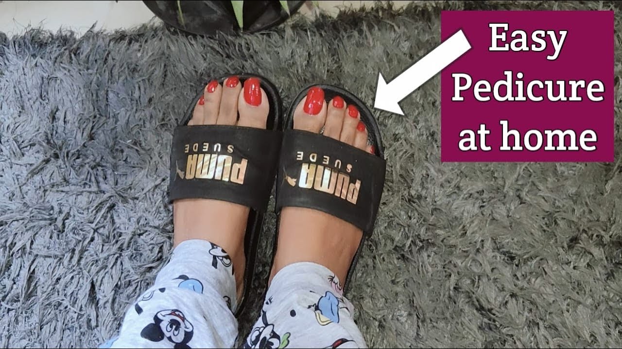 Complete pedicure step by step at home │Pedicure for beginners │Easy ...