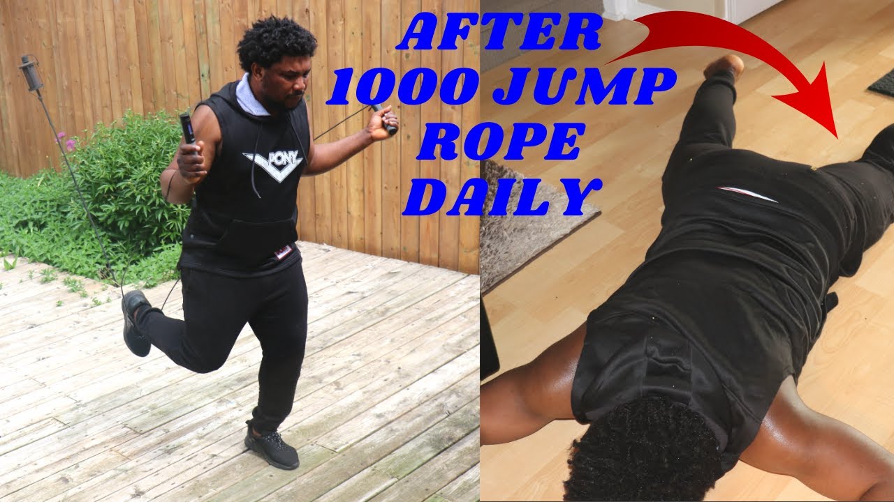 JUMP ROPE CHALLENGE {1000 Jumps Per Day}The Unthinkable🙀 - YouTube