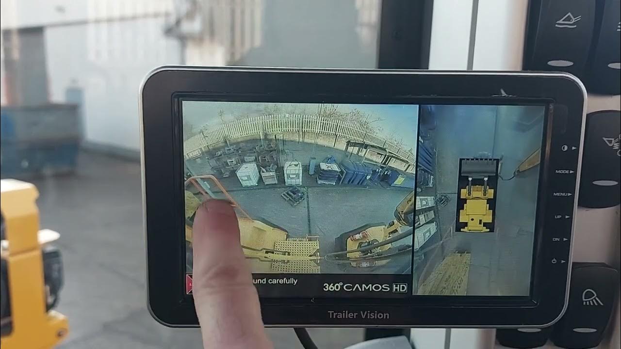 Volvo L180 fitted with a Trailer Vision Omni Vue 360 System - YouTube