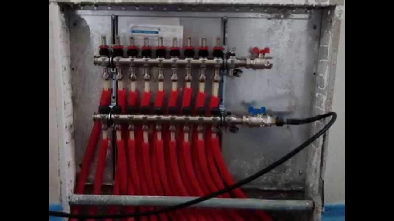 ενδοδαπεδια θερμανση "oventrop" απο multifloor.gr - YouTube