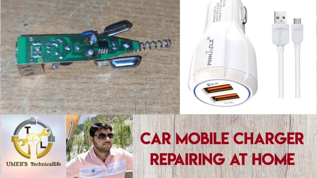 Car Mobile charger Repairing at home | 12 ~ 24 volt Mobile charger ...