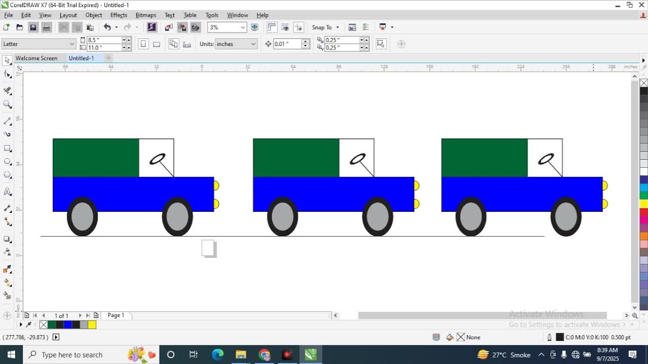Car design in corel draw. corel draw tutorial - YouTube