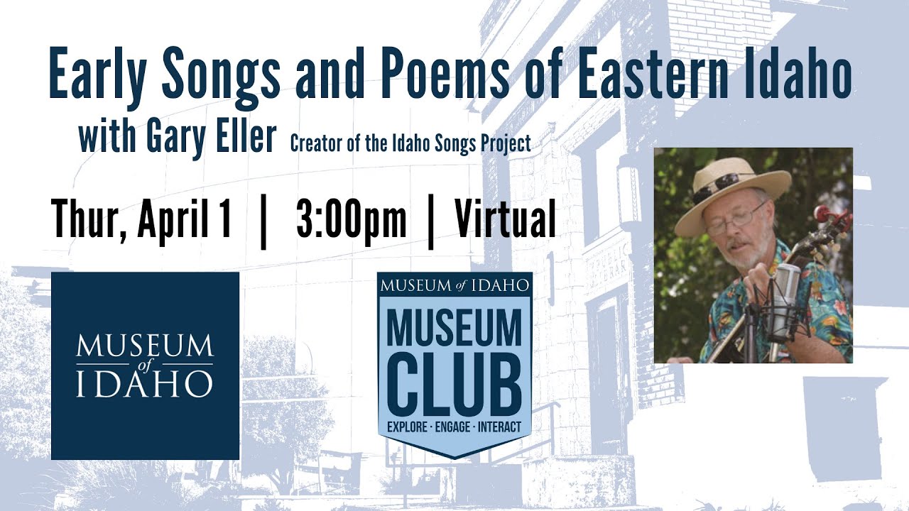 "Early Songs and Poems of Eastern Idaho" with Gary Eller - YouTube