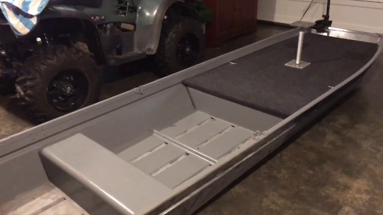 The Jon Boat Modifications - YouTube