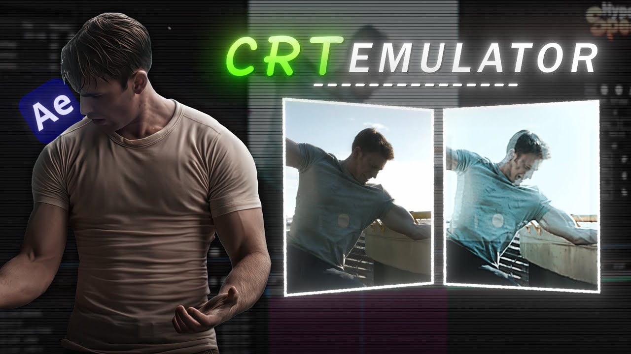 CRT Emulator Tutorial | After Effects - YouTube