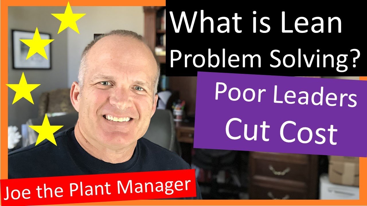 Poor Leaders say "CUT Cost" -- Pursue LEAN to eliminate wasted spending ...