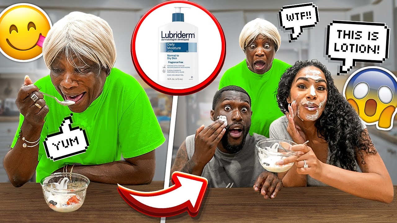 ACCIDENTALLY MAKING MY MOTHER IN LAW EAT LOTION PRANK!! *SHE FLIPS ...