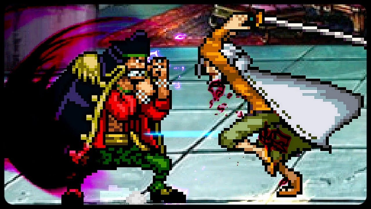 Rayleigh Vs Blackbeard Epic Mugen Battle Youtube