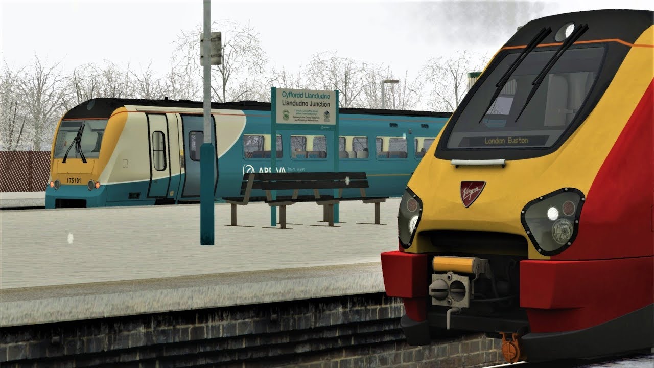 Train Simulator 2018: Class 221 Llandudno-Chester - YouTube