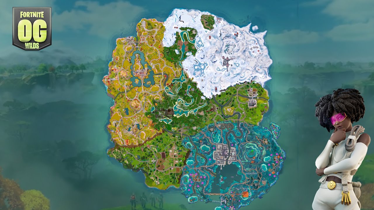 Fortnite Map Concept - Chapter 4 Season 3 WILDS But OG! - YouTube