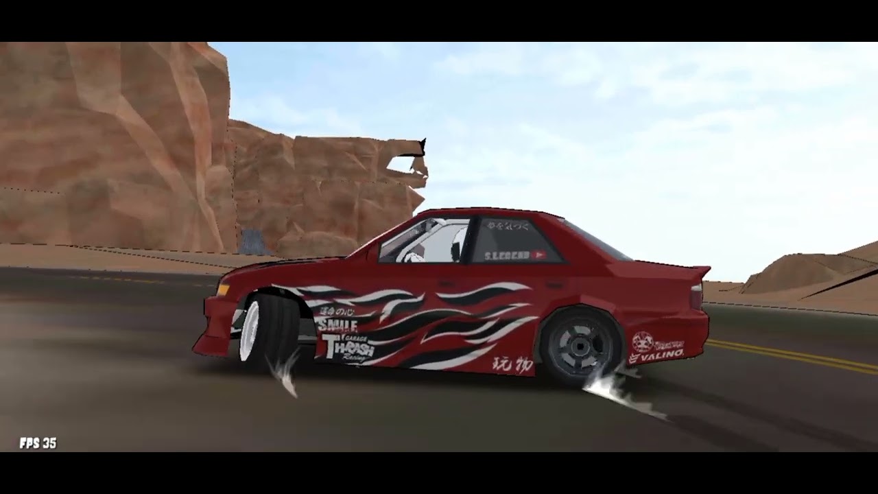 Big jump drift to huge reverse entry - YouTube