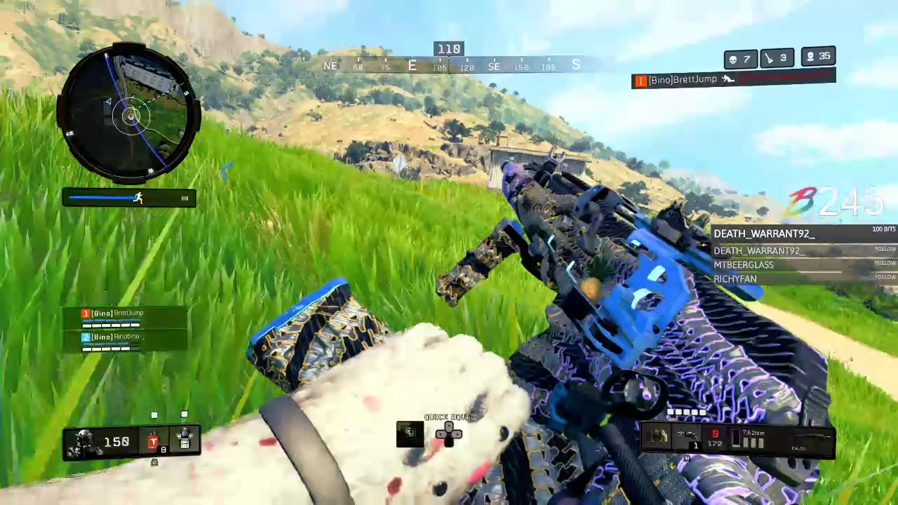 CoD Blackout: INSANE 43 KILL DUO QUADS WIN w/ RINOBINO - YouTube